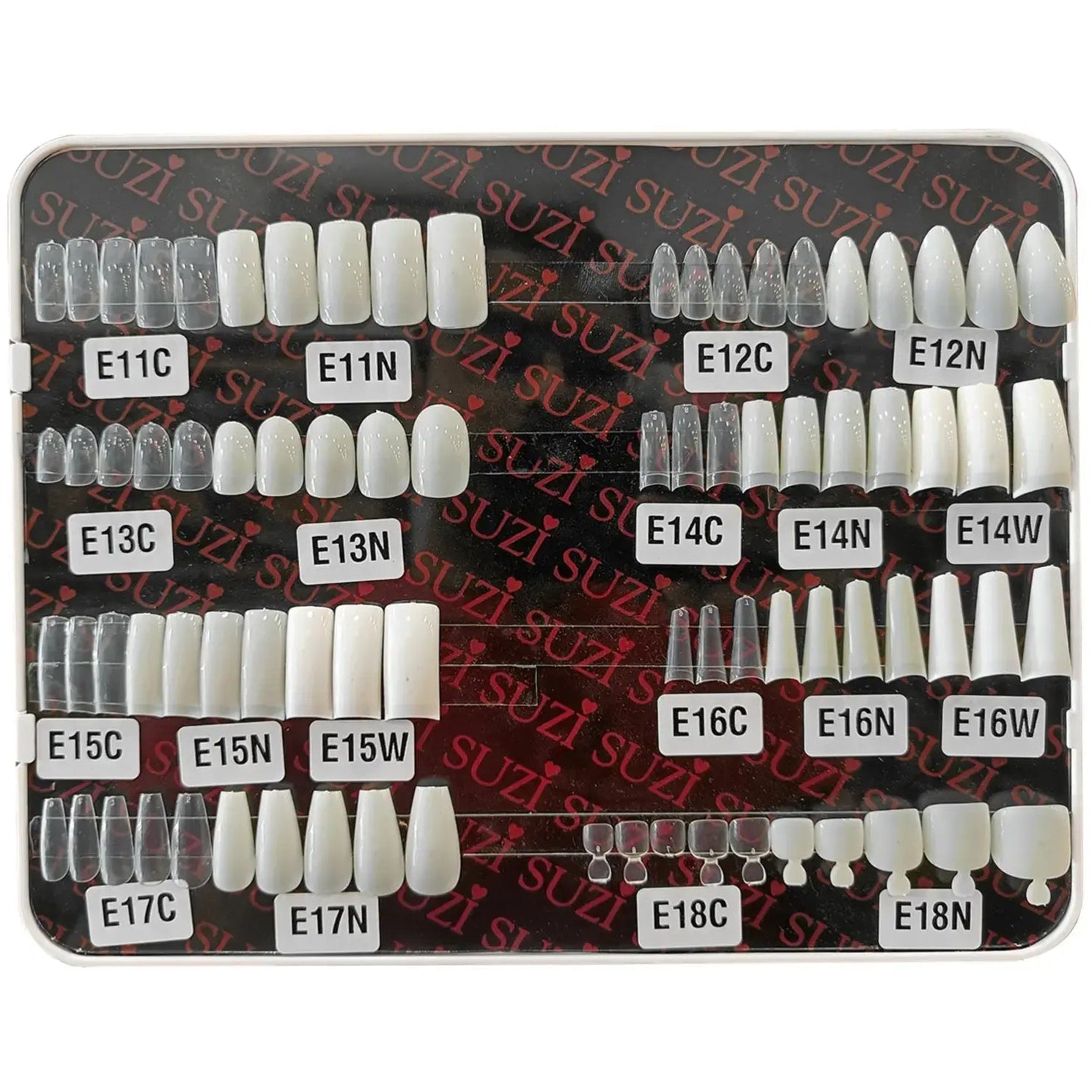 Suzi E14N Extension Deep C Cut Natural Tips - 500 Pcs – Savni